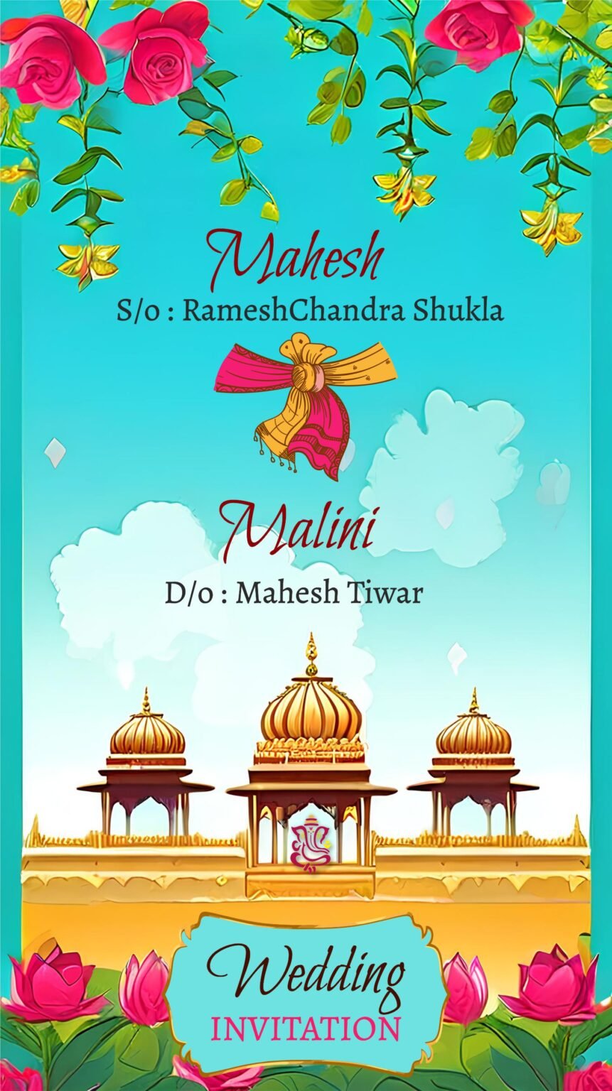 Shadi Card Design, Online Editable