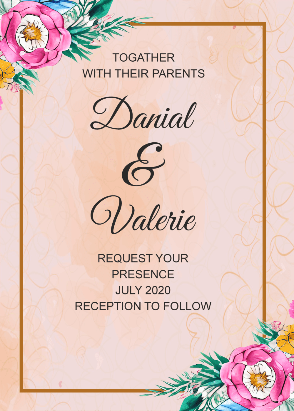 Digital Wedding Invitation Card, Create Invitation With Card Maker