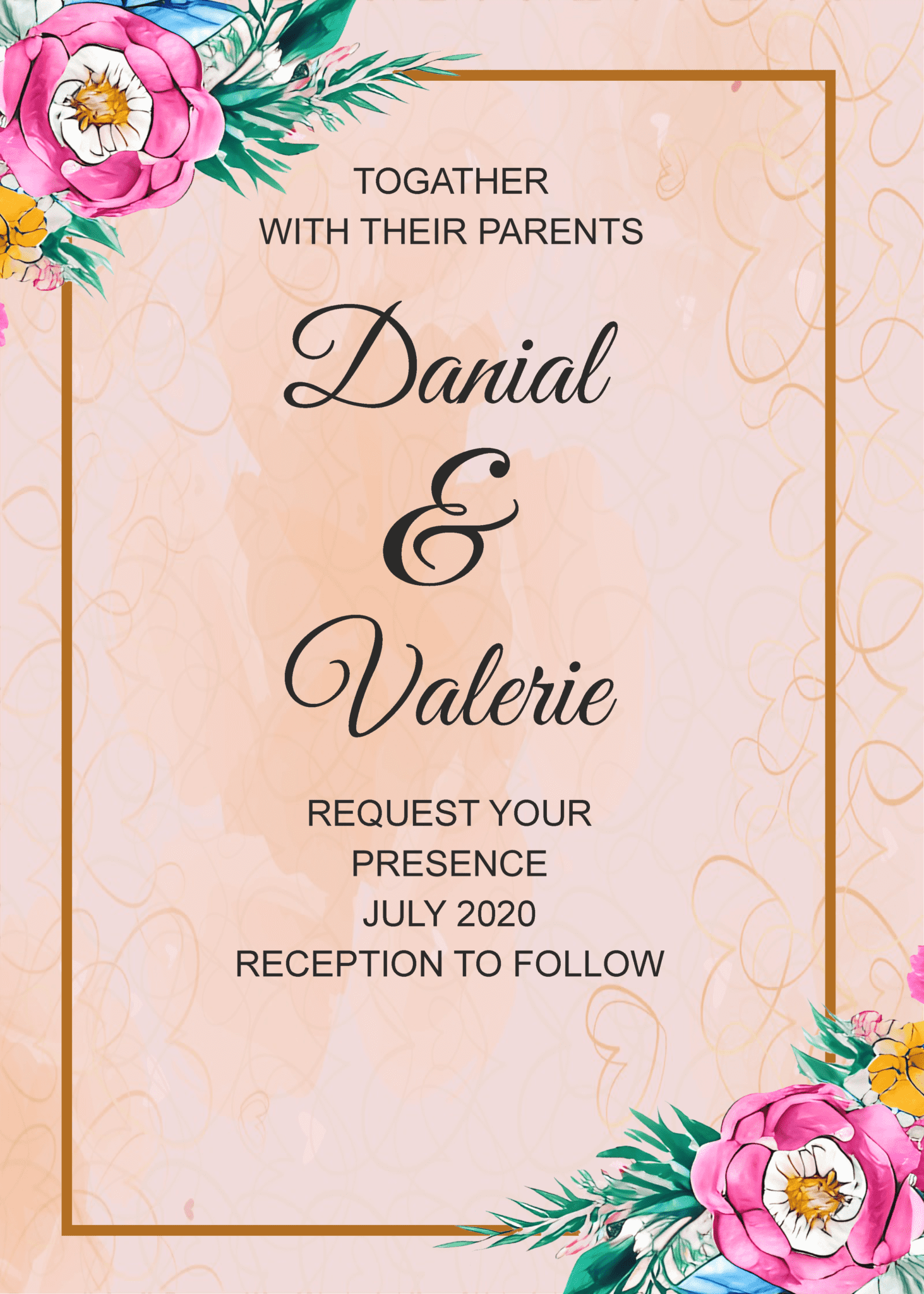 Digital Wedding Invitation Card, Create Invitation With Card Maker