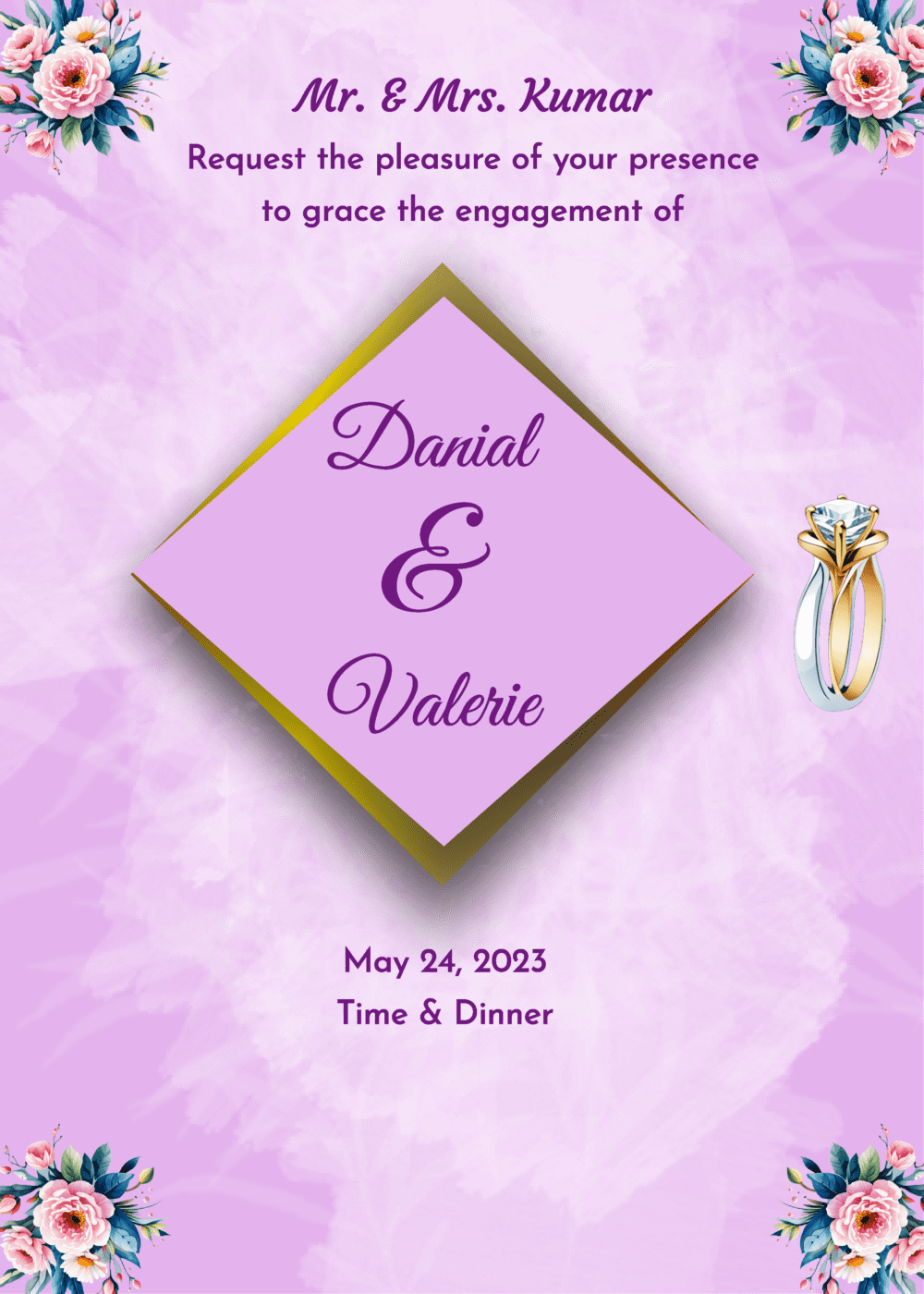 Marriage Invitation Card Design Easily Edit With Online Card Maker Marriage Invitation Card Design Easily Edit With Online Card Maker