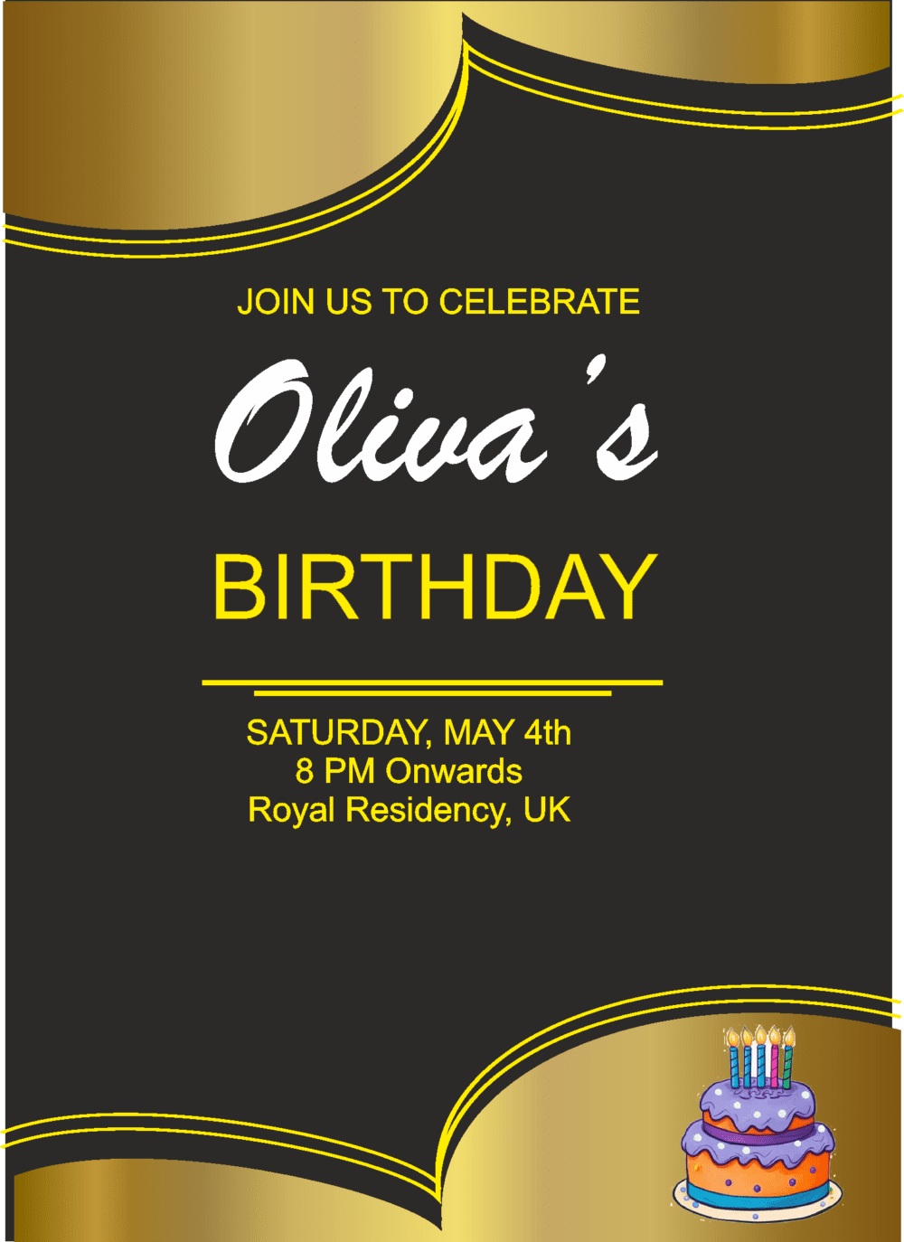 Online Birthday Invitation, Create & Send Customizable Cards