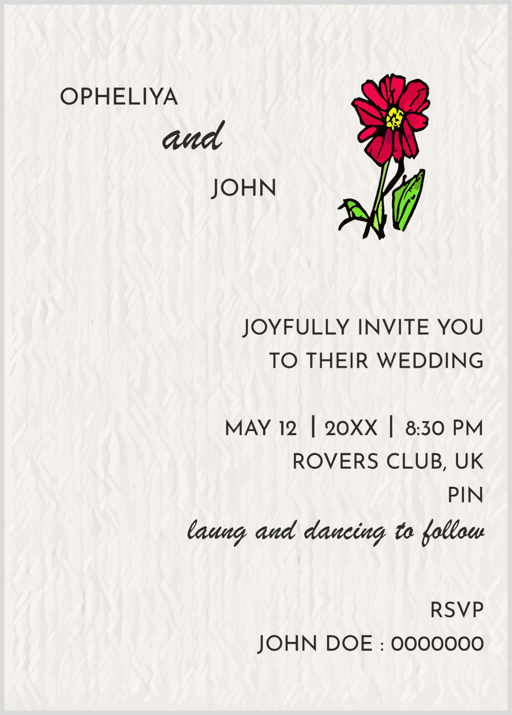 Rustic Invitation Card Design, Create Ecard With Our Card Maker