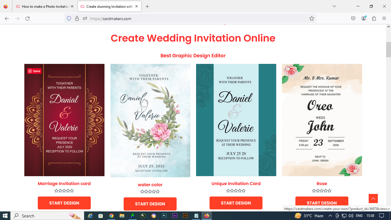 How To Make A Photo Invitation Card Online (Free)