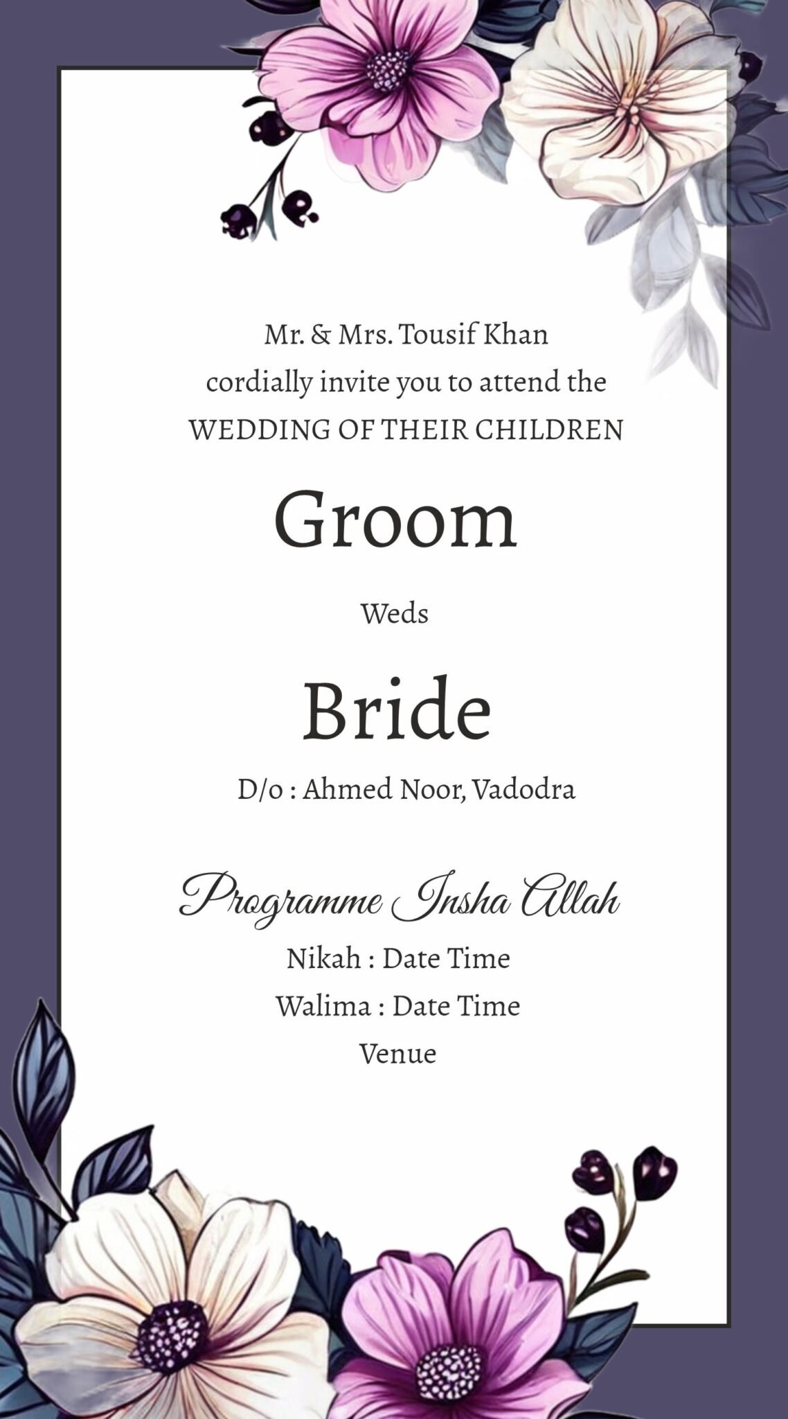 Invitation Card Maker, Create Invitation Online