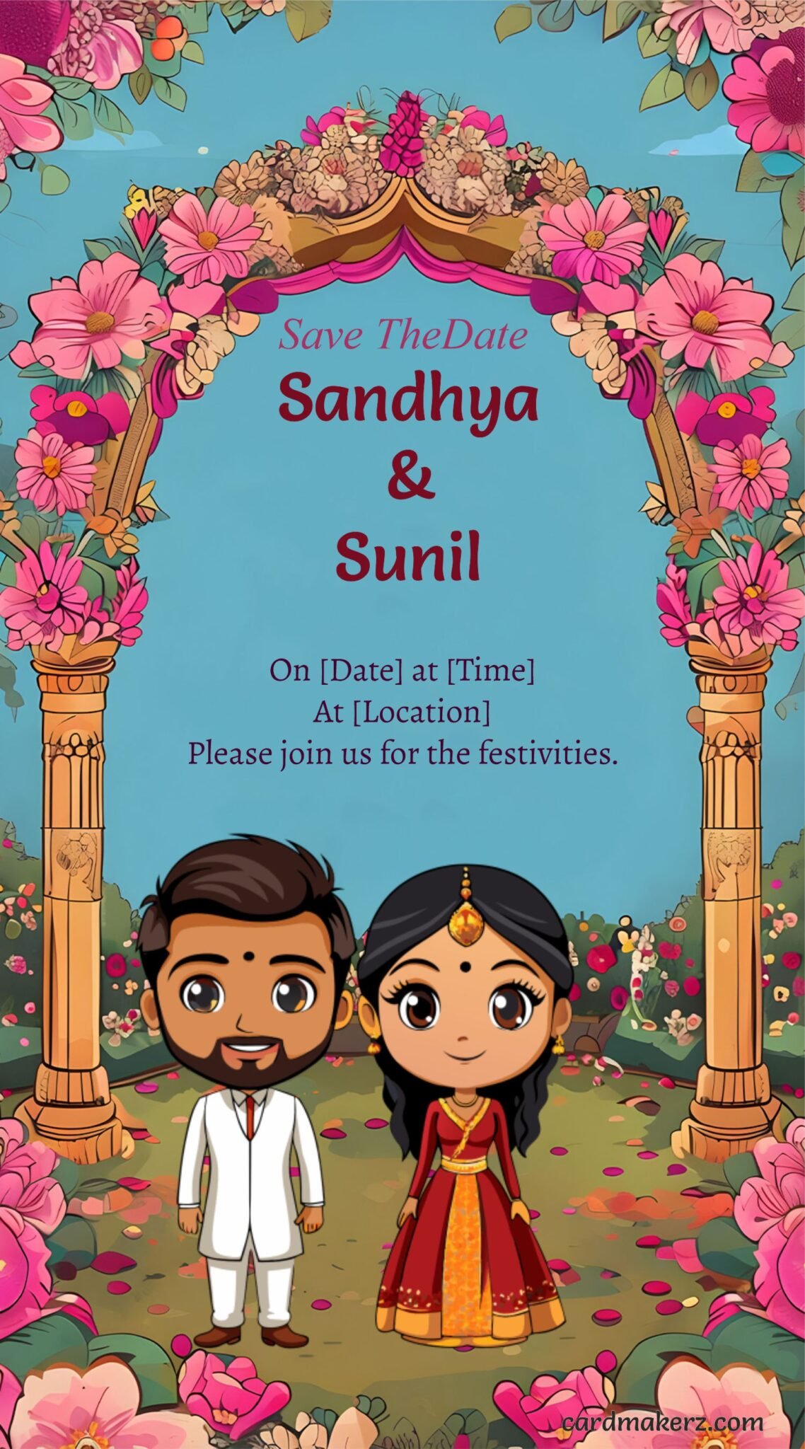 Free Indian Wedding Card Maker Online | Editable & PDF Download