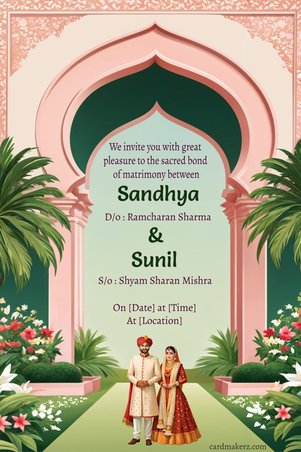 PDF Wedding Invitation - Cardmakerz.com